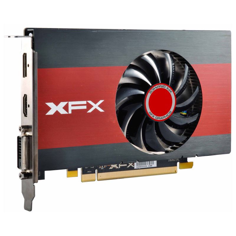 2GB XFX Radeon RX 550 Slim Single Slot Aktiv PCIe 3.0 x16 (Retail) - RX ...
